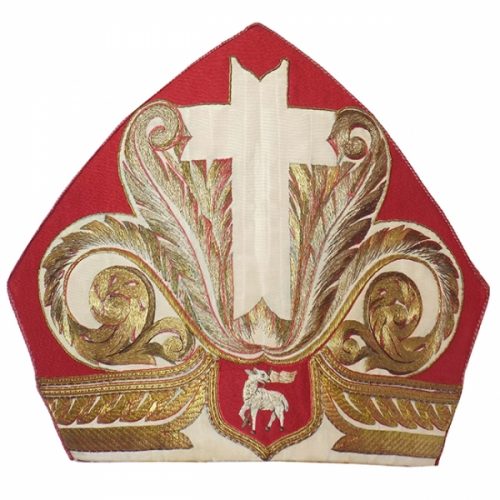 Mitre épiscopale simple - Atelier Musée du Chapeau